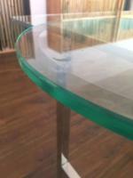 China 8-12mm Thickness Decorative Tempered Glass for Circle Table Top of Stylish Furniture for sale