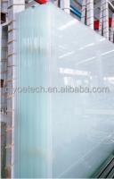 China 8mm Black Silkscreen Print Tempered Toughened Table Top Glass with Round Polished Edge for sale