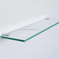 China Acceptable OEM ODM Bathroom Double and Triple Shelving Tempered Glass Storage Shelf for sale