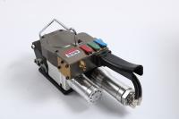 China Unique high tension force 6000N Pneumatic plastic strapping tool for heavy duty applications for 32mm polyester strapping for sale