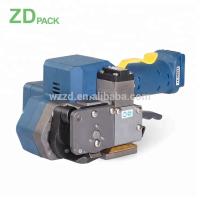 China Z323 handheld Portable Battery Powered PP PET Plastic Friction Welding Tensioning Strapping Machine for sale