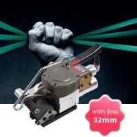 China 32mm PET Strap Semi Pneumatic Pouch Packing Machine 6000N Hand Packing Tools for sale