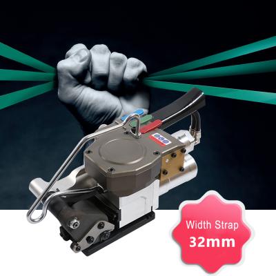China 32mm PET Strap Semi Pneumatic Pouch Packing Machine 6000N Hand Packing Tools for sale