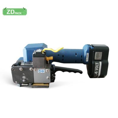 China Tile Pile Packing Strip Sealing Battery Powered Plastic Strapping Tool for sale