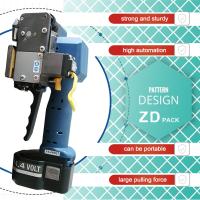 China 27000mAh Portable Battery Powered Plastic Strapping Tool Plastic Strapping Machine 16mm Strap for sale