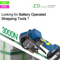 China 120mm/S Battery Powered Plastic Strapping Tool Strapping Hand Tool For 1/2in 3/4in PP PET Straps for sale