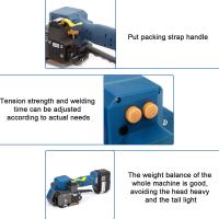 China 27000mAh Steel Industry Strapping Tool Handheld Battery Powered Banding Machine Electric Welding Strapping Machine For Pallet for sale