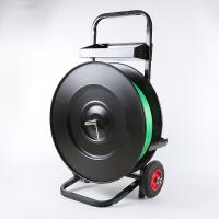 China PET Band 19mm Strapping Trolley Black Strapping Dispenser for sale