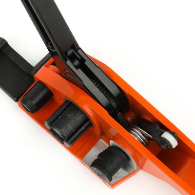 China Manual PET Strapping Tensioner for 9-19mm Bands Orange JPQ19R for sale