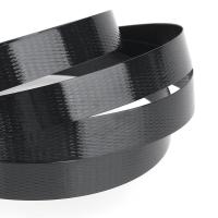 China Black Color PET Strapping Roll with Strong Tensile Strength and Low Elongation for Secure Packaging for sale