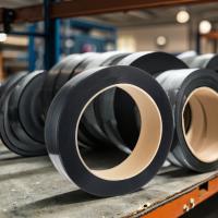 China High Strength PET Strapping with Low Elongation Rust Free Surface and Good Flexibility for Industrial Packaging and Transportation for sale