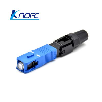 China FTTH Drop Cable SC/UPC Fiber Optic Fast Connector for sale