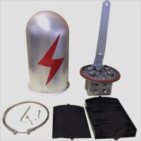 China 48 Core Aluminum Joint Box for ADSS OPGW Fiber Optic Cable Splice Closure for sale