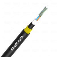 China Double HDPE Sheath ADSS 96 Core 100M Aramid Yarn Fiber Optic Cable G652D for sale