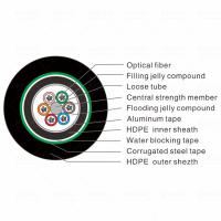 China GYTA53 Underground Fiber Cable 48 core Double Jacket Double Armored for sale
