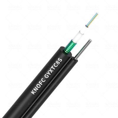China Figure 8 G652D GYXTC8S 12 Core Optic Fiber Cable for sale