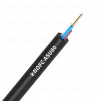 China ASU80 12 Core G652D Aerial Non Metallic Fiber Optic Cable 8mm 70kg/km for sale