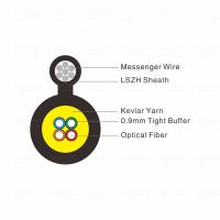 China 4 Core G657A 900um Tight Buffer Figure 8 Aerial Drop Cable for sale