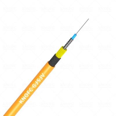 China G652D Armored Simplex Indoor Fiber Cable 600um 900um Tight Buffer for sale