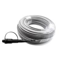 China 100M Waterproof Connector Mini SC APC Drop Fiber Optic Cable Pigtail for sale