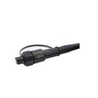China Mini SC APC Outdoor Fiber Patch Cord 5.0mm Round Cable Waterproof Connector 0.3dB Loss for sale