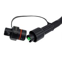 China Mini SC APC Outdoor Fiber Patch Cord 5.0mm Round Cable Waterproof Connector 0.3dB Loss for sale