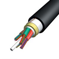 China 12 Hilos Span 120M Self Supporting Aerial ADSS Fiber Cable for sale
