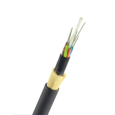China Single Mode Outside Aerial 48 Hilos G652D ADSS Fiber Cable for sale
