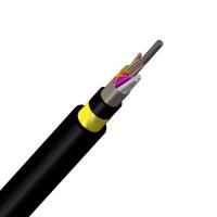 China Single Mode ADSS Fiber Optic Cable 96 Cores 400m Span Double Jacket for sale