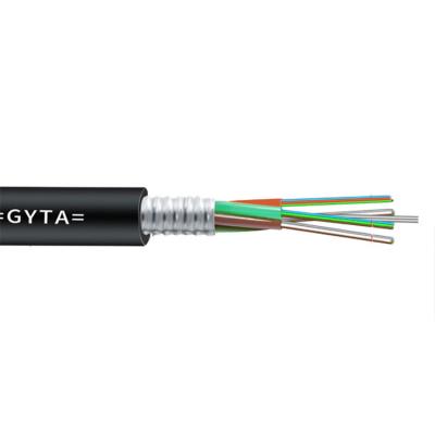 China 48 Core Single Mode Armored Duct GYTA Optic Fiber Cable for sale