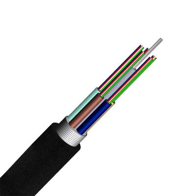 China GYTA Fiber Optic Cable 144 Core G652D Steel Central Strength Member Outdoor for sale