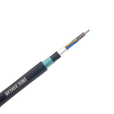 China GYTA53 48 Core G652D Armored Underground Direct Burial Cable for sale