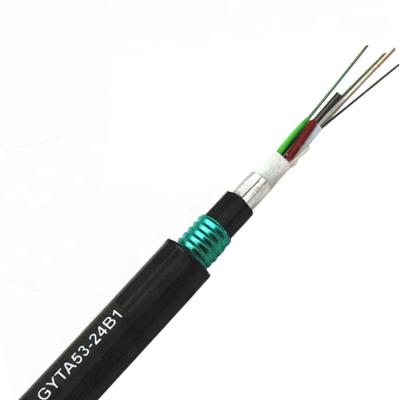 China Armoured Optical Fiber Cable 96core GYTA53 Underground Fiber Cable for sale