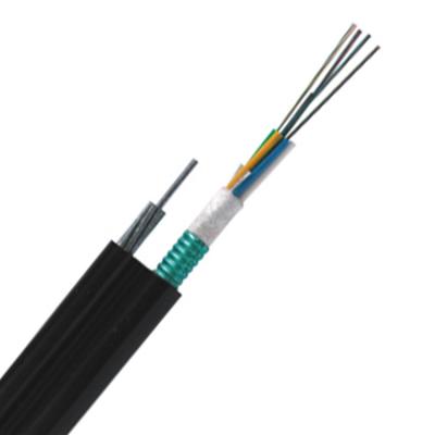 China Outdoor GYTC8S Overhead 48 Core Single Mode Fiber Optic Cable for sale