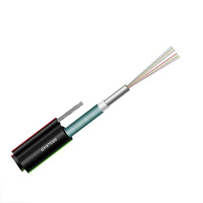 China Outdoor Figure 8 GYXTC8S 12 Core SM Fiber Optic Cable for sale
