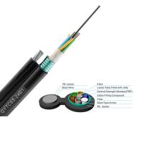 China 24 Core Single Mode Outdoor GYTC8S Figure 8 Fiber Optic Cable 8.6x15mm for sale