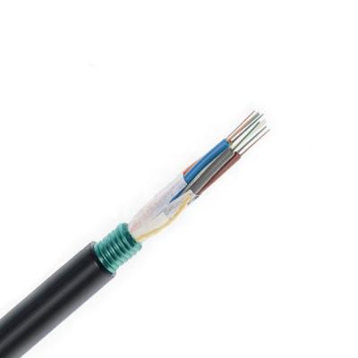 China Outdoor Aerial Duct Armored Fiber Optic Cable GYTS 36 Core 9.5mm 105kg/km for sale