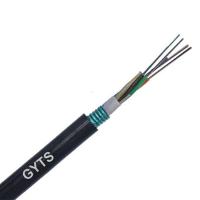 China 24 Core Single Mode Fiber Optic Cable GYTS 9.5mm Outdoor Duct Cable for sale
