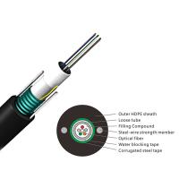 China 2-24 Core GYXTW Uni-Tube Outdoor Fiber Optic Cable 8mm 70kg/km for sale