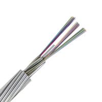 China Single Mode G652D 48 Core Aerial Wire OPGW Fiber Cable for sale