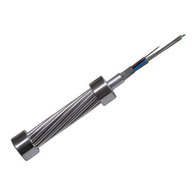 China Single Mode 24 Core G652D Communication OPGW Fiber Cable for sale