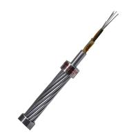 China 24 Fiber Stranded OPGW Cable 500kV Optical Fiber Ground Wire 13.2mm for sale