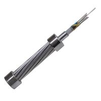 China OPGW 48 Core Self Supporting Optical Fiber Composite Overhead Ground Wire for sale