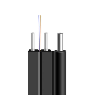 China LSZH Single Mode Self Supporting 1 2 4 Core FTTH Drop Cable 2.0x5.0mm for sale