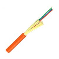 China Distribution Tight Buffer 12 Core Multimode Fiber Optic Cable 50/125μm Indoor for sale