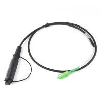 China Corning OptiTap Tonable 200FT 300FT Hardened Flat Drop Fiber Cable for sale