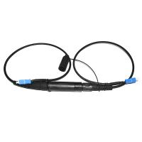 China Corning OptiTap Tonable 200FT 300FT Hardened Flat Drop Fiber Cable for sale