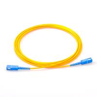 China SC/UPC 3M 3.0mm Single Mode Simplex Fiber Optic Patch Cord for sale