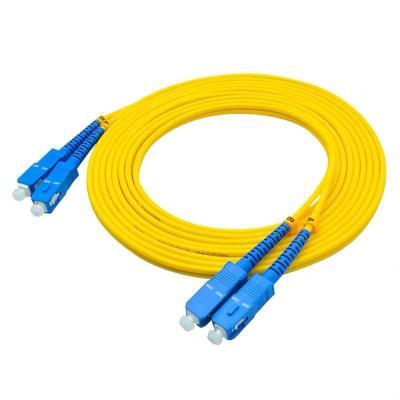 China SC/UPC-SC/UPC SC SM 3M Bundle Duplex Fiber Optic Patch Cord for sale