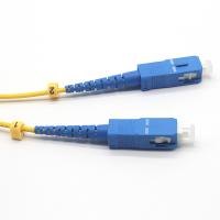 China SC/UPC-SC/UPC SC SM 3M Bundle Duplex Fiber Optic Patch Cord for sale
